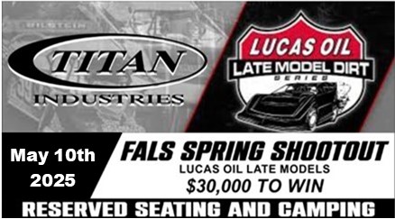 Tickets | Spring Shootout 2025 | Fairbury Speedway